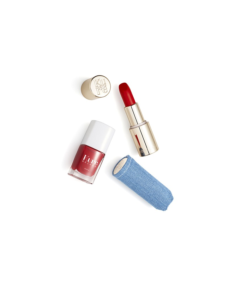Ecological Lipstick Kure Bazaar Rouge Flore -VEGAN- Refillable